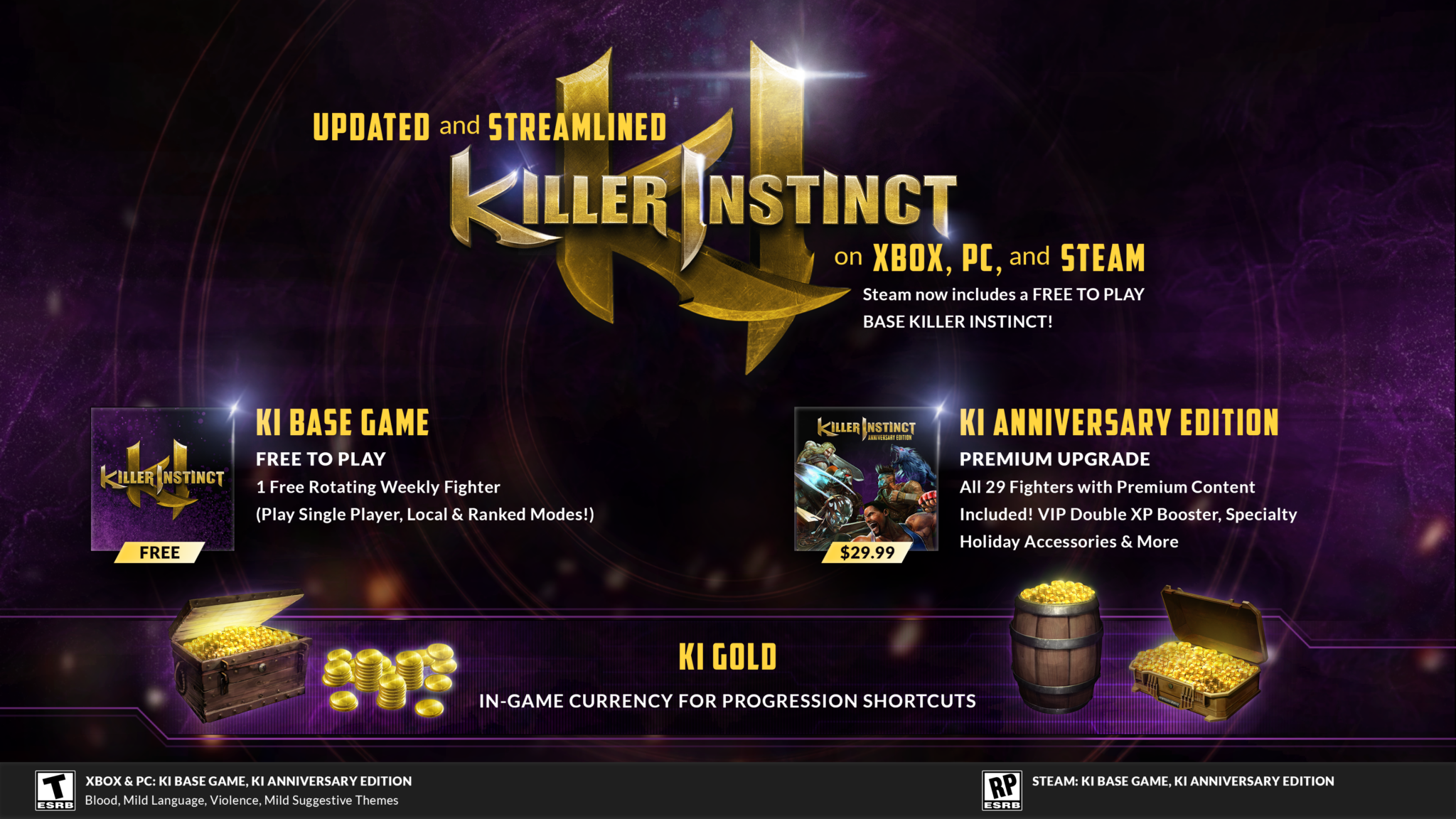 KI 10th Anniversary / An update on availability of Killer Instinct editions - Killer Instinct